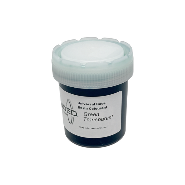 Universal Base Resin Colourant - Green Transparent - Sanded Australia
