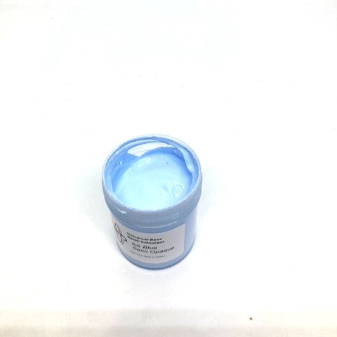 Universal Base Resin Colourant - Ice Blue Semi Opaque - Sanded Australia