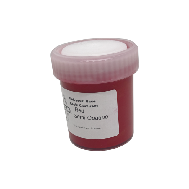 Universal Base Resin Colourant - Red Semi Opaque - Sanded Australia