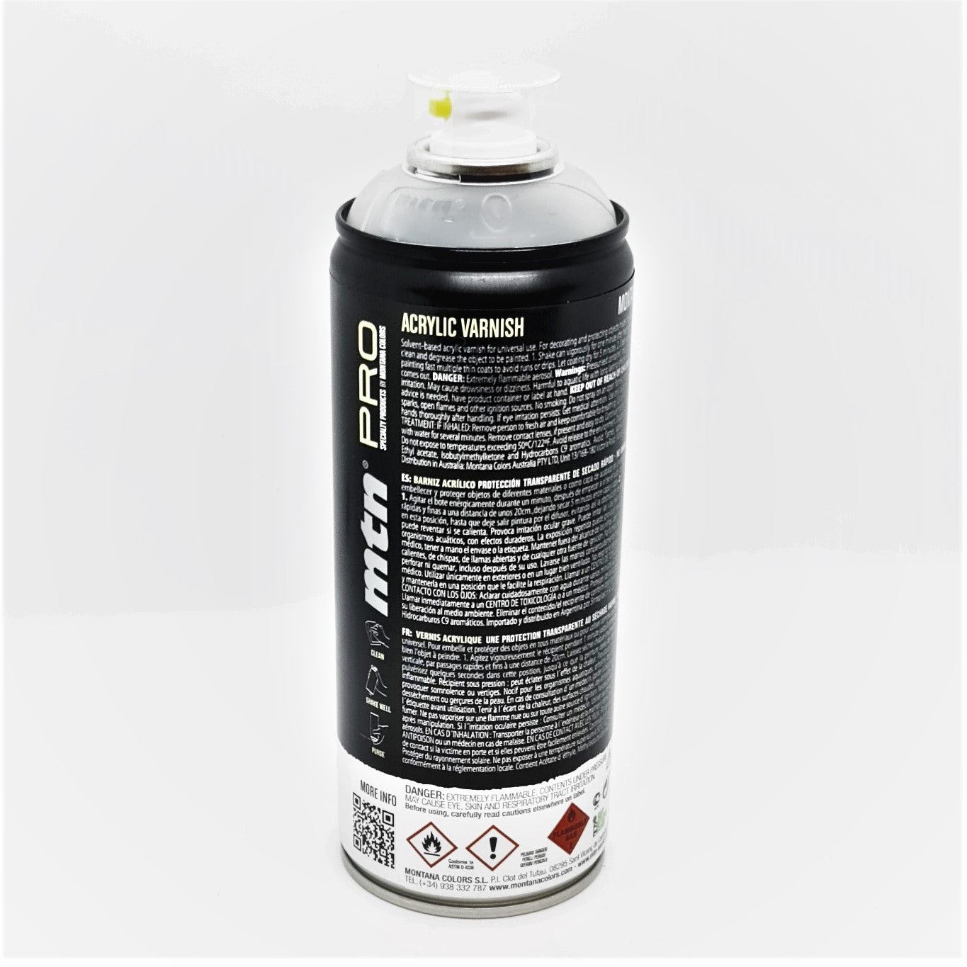 Pro Acrylic Varnish Clear Finish Spray - Sanded Australia